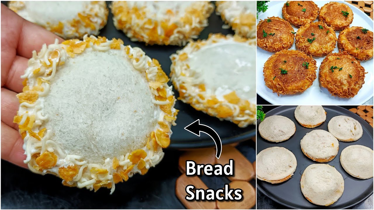 2 Minutes Bread Snacks | Cheese Potato Snacks | Evening Snacks | New ...