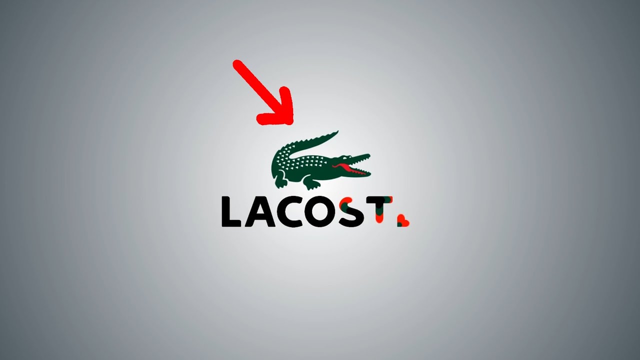 Funny Lacoste logo animation - YouTube