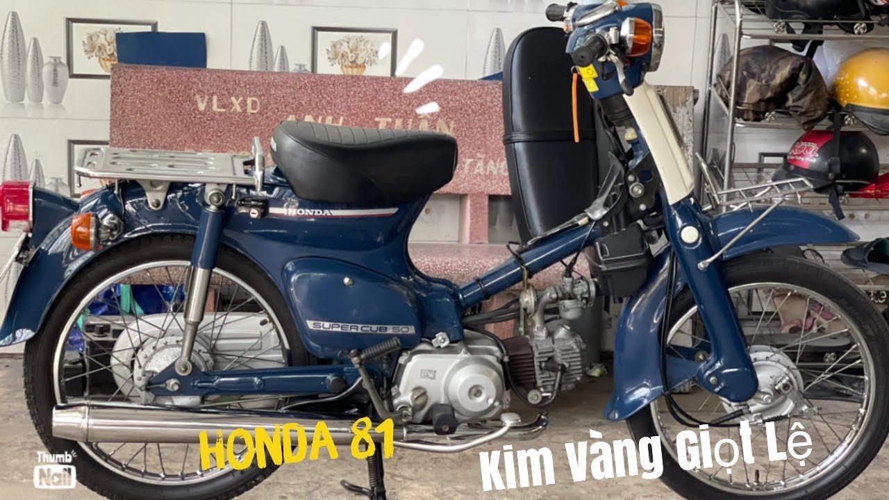Honda cub 81 kim vàng giọt lệ,chính chủ Vũng tàu (xe đã bán) - YouTube
