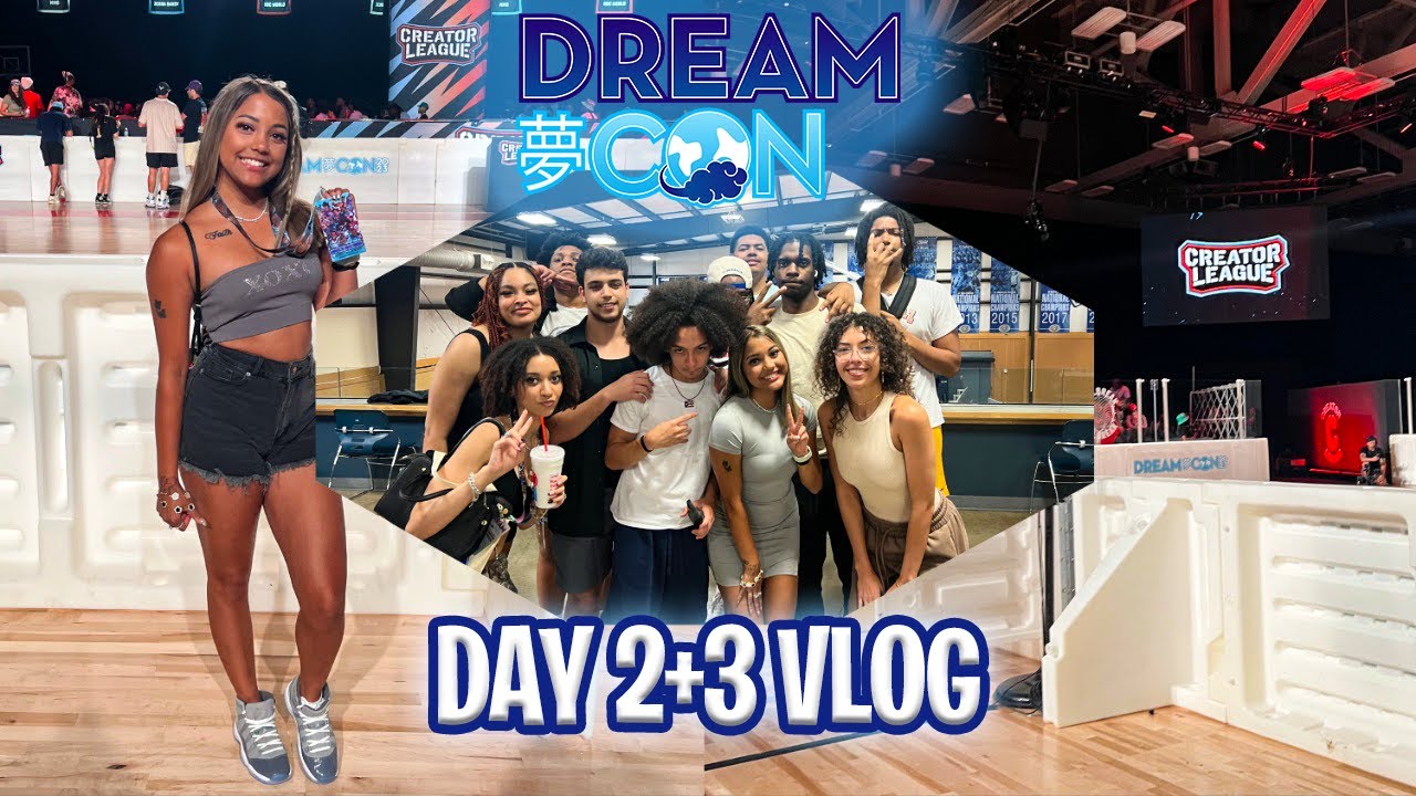 DREAMCON 2023 DAY 2/3 VLOG | Somebros vs RDCworld1 Dodgeball & More ...