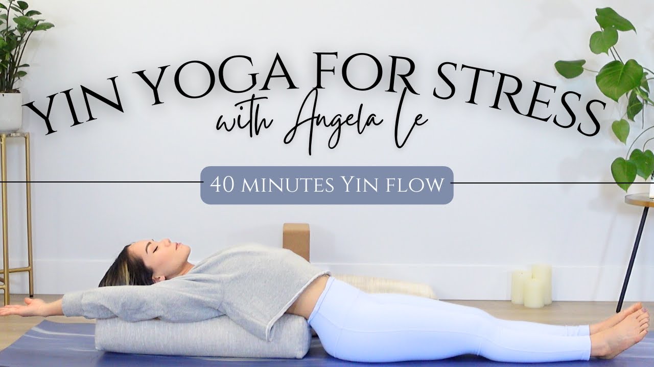 30-Minute Yin Yoga for Stress Relief & Anxiety | Gentle Guided ...