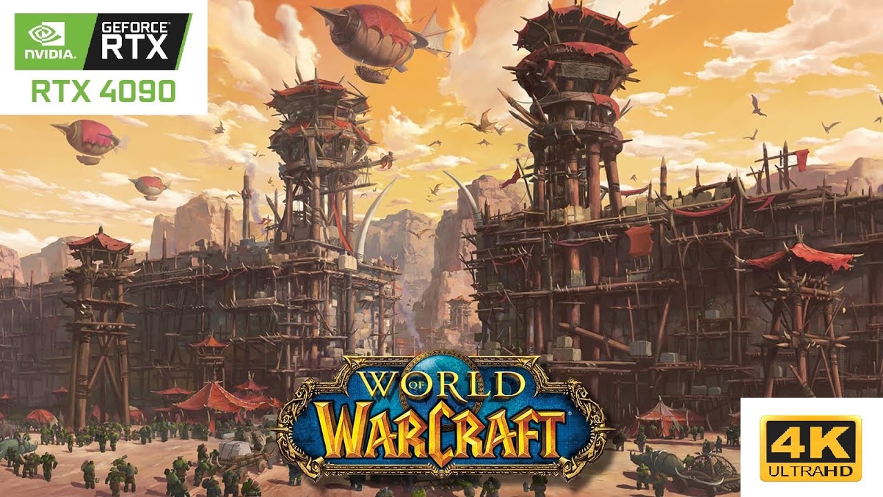 Ultra Grafik - RTX 4090 World Of Warcraft 4K - Orgrimmar - YouTube