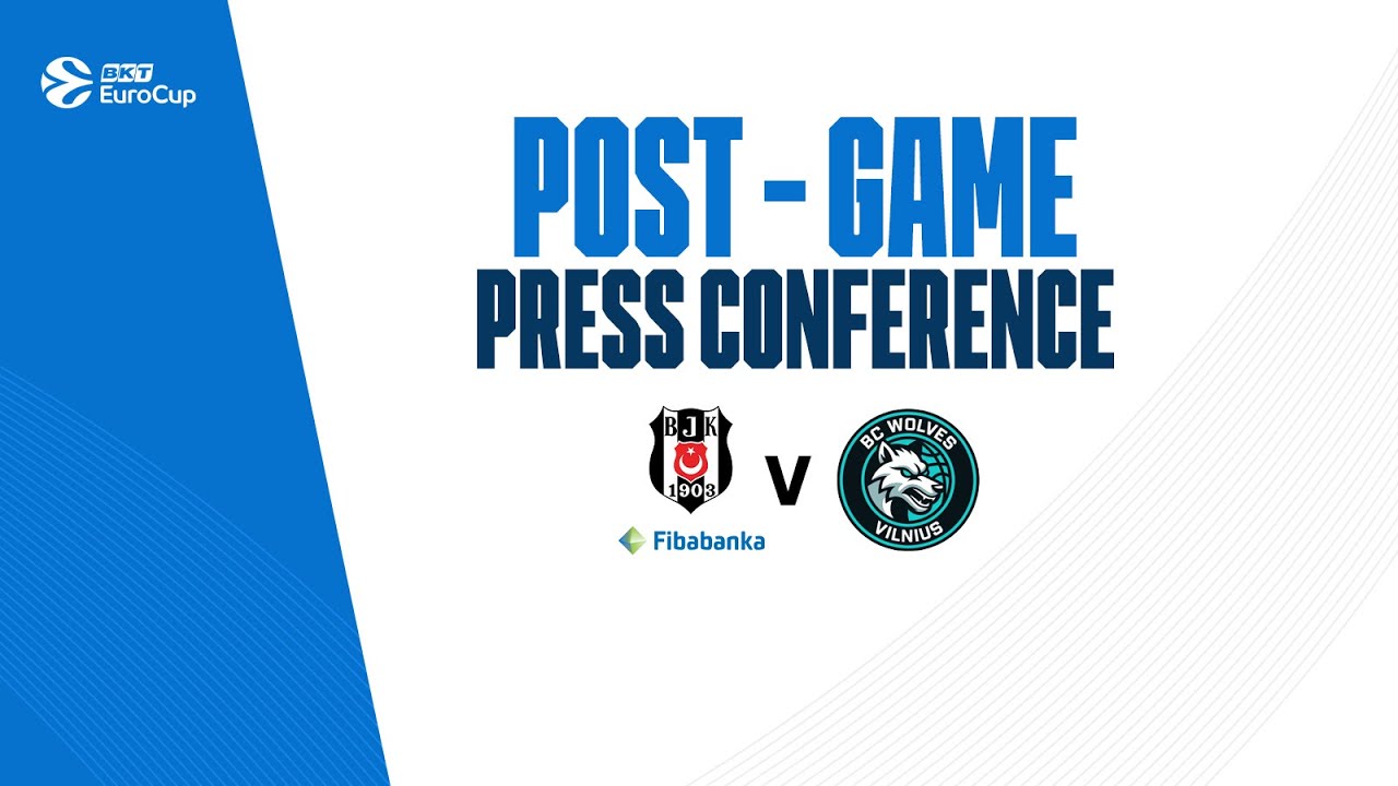 Beşiktaş Fibabanka - Wolves Vilnius / Press Conference - YouTube