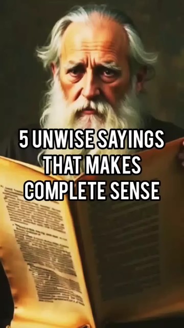 5 unwise sayings that makes complete sense#motivation#mindsettosucceed# ...