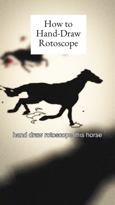 How to rotoscope #tutorial #2danimation - YouTube