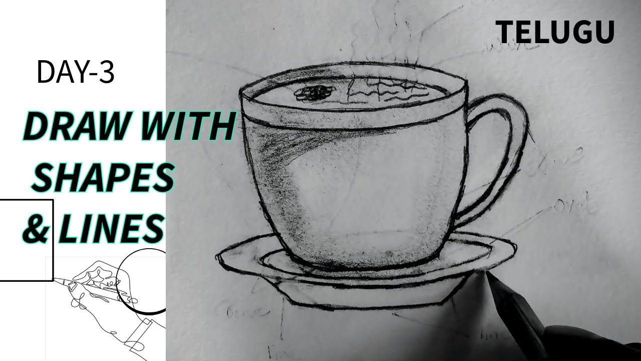 Day 3 – Objects Drawing with Basic Shapes - YouTube
