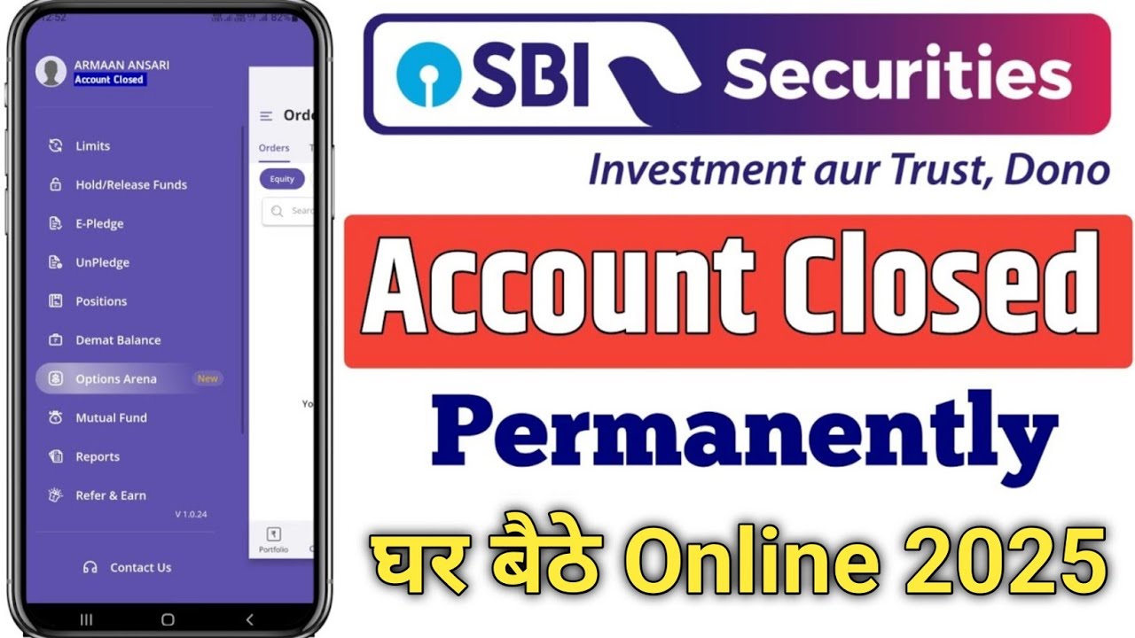 sbi cap demat account close kaise kare | How to close sbi cap security ...
