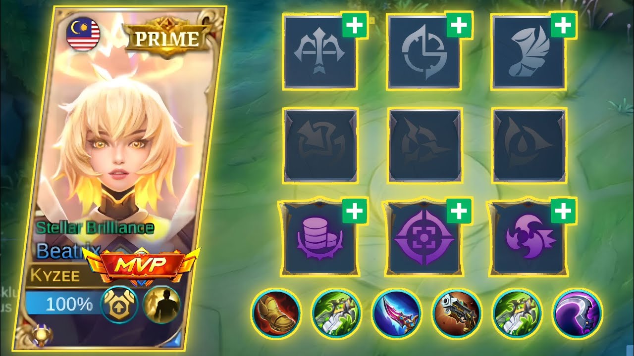 New Emblem Beatrix 2023 And Build One Shot Beatrix 🔥🔥 Youtube