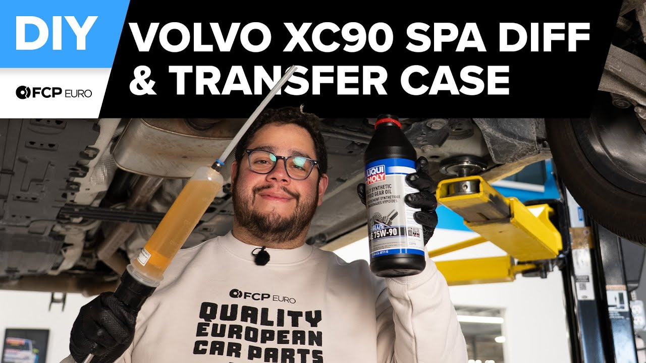 Volvo XC90 Rear Diff & Transfer Case Fluid Service DIY (2016-Present ...