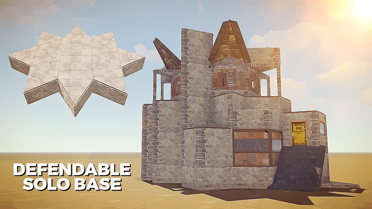 Rust - Defendable SOLO/DUO Bunker Base! - COMPACT BASE - Rust Base ...