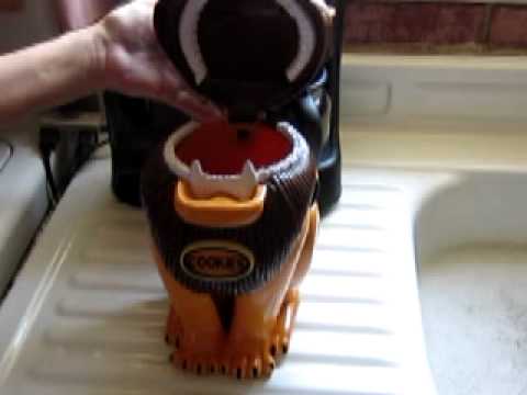 Talking Lion Cookie Jar - YouTube