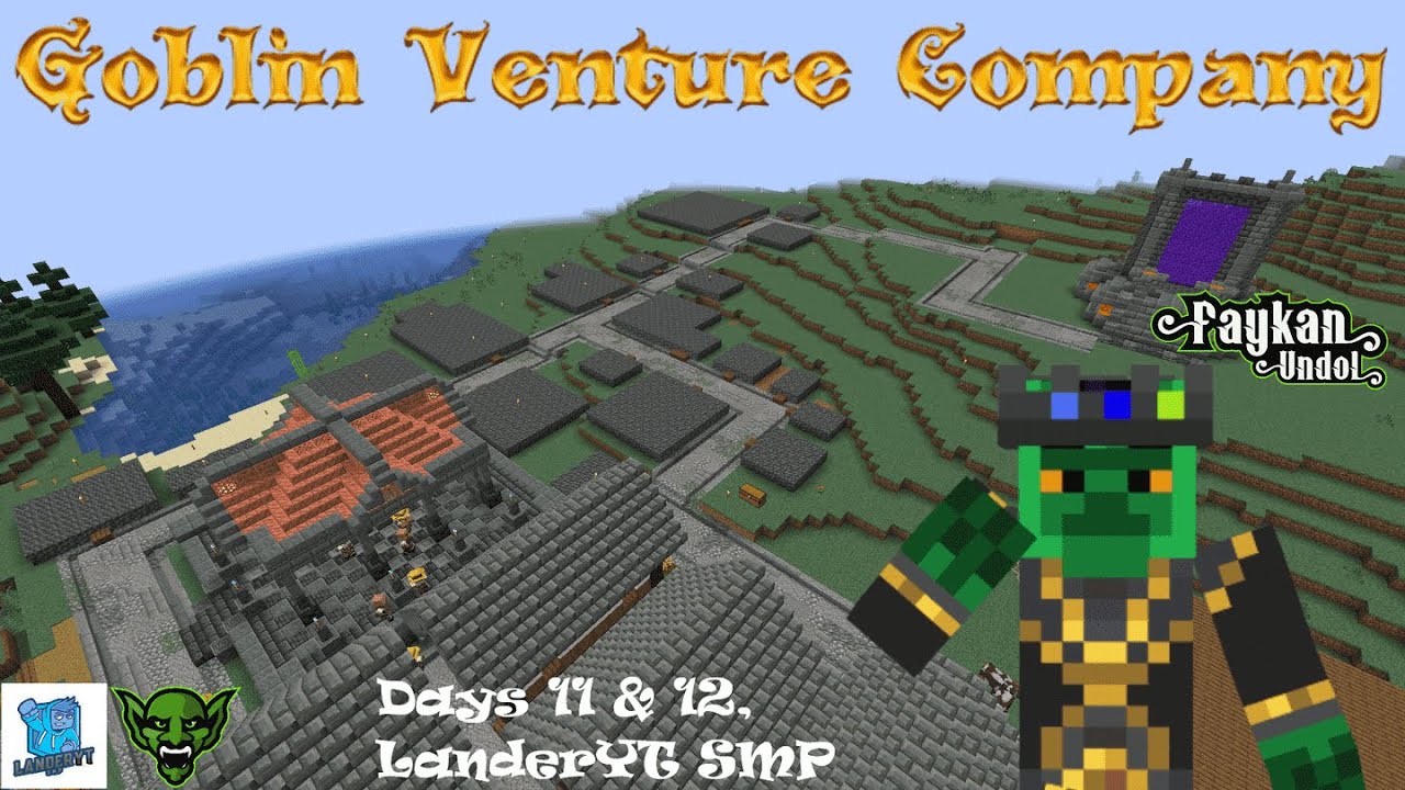 An Explosive Village Expansion, LanderYT Minecraft SMP - YouTube