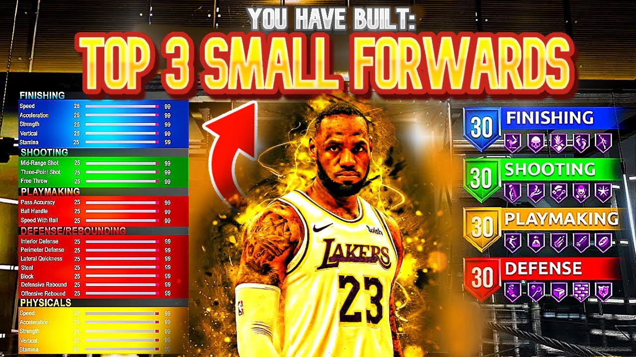 TOP 3 BEST SMALL FORWARD BUILDS IN NBA 2K22! *PATCH 13* MOST ...