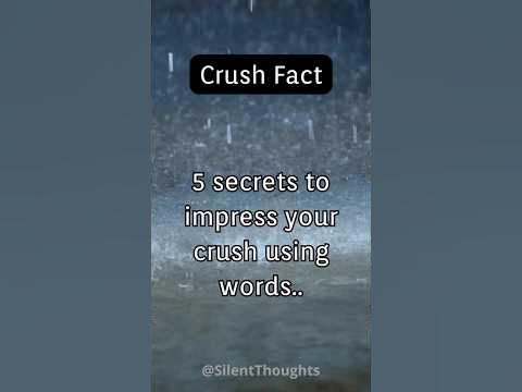 5 secrets to impress your crush using words..#shorts - YouTube
