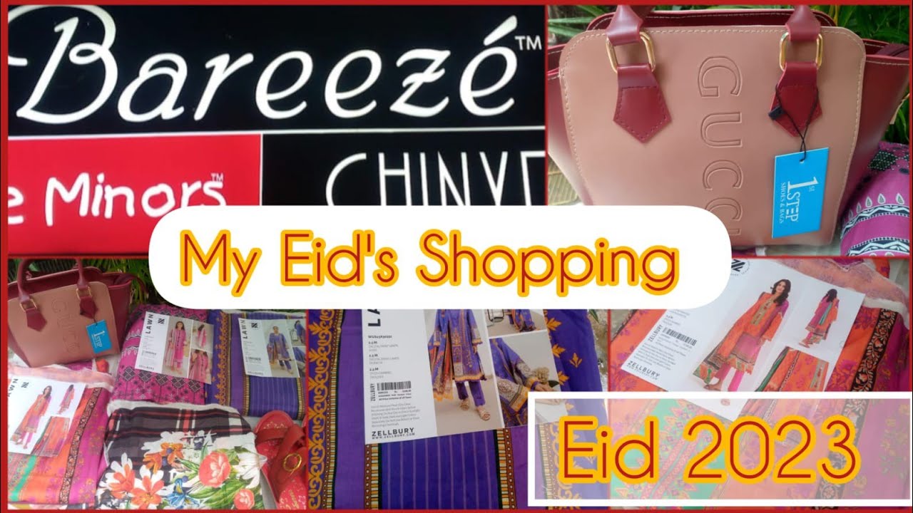 Bari Eid Ki Shopping || Eid-ul-azha 2023 || Zellbury Eid Collection ...