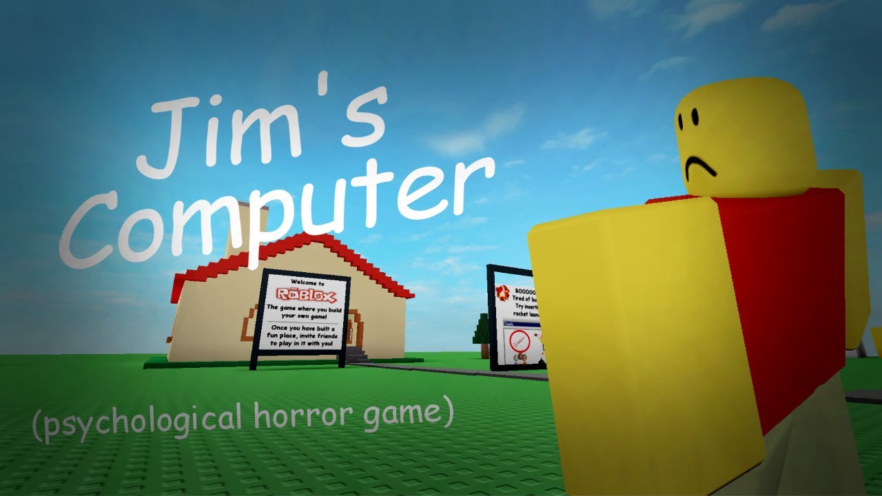 THE MOST DISTURBING GAME ON ROBLOX (Jim's Computer) - YouTube