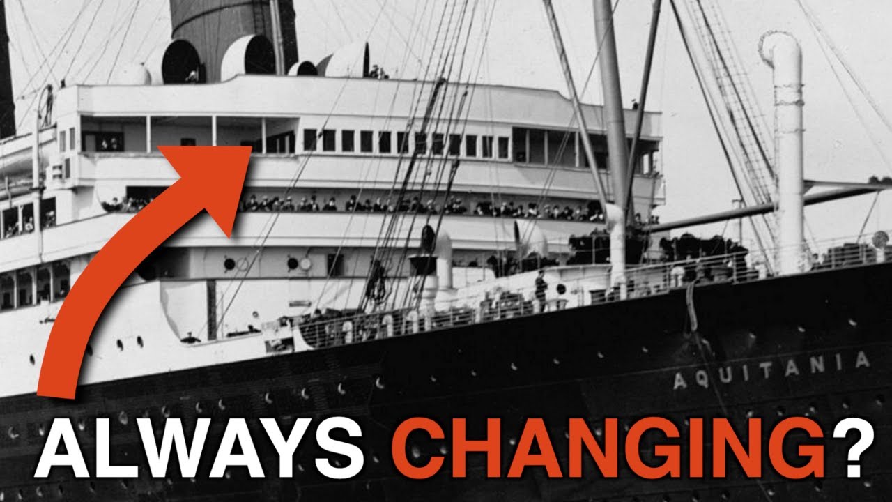 The Evolution of the Bridge of RMS Aquitania - YouTube