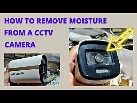 HOW TO REMOVE MOISTURE FROM a Cctv Camera HIK VISION - YouTube