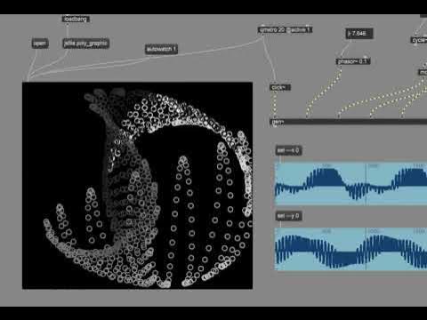 maxmsp JSUI audio reactive - YouTube