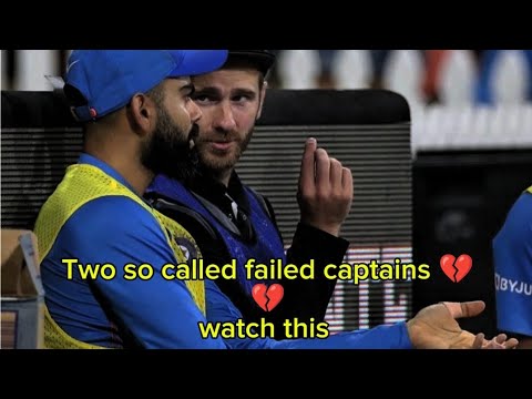 Two so called failed captains 💔 #viratkohli #criket #video #tranding # ...