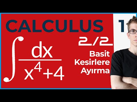 Calculus-1 : Basit Kesirlere Ayırma ile İntegral Alma (Partial Fractions) -9
