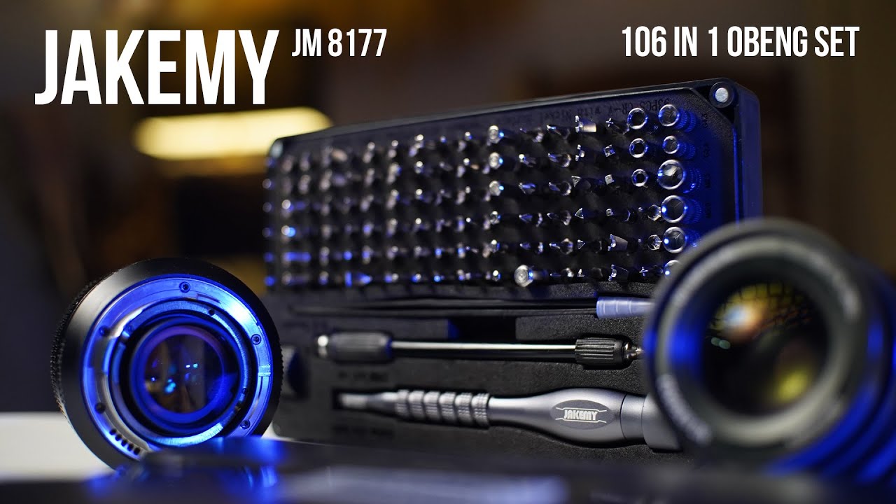 JAKEMY JM 8177 106 in 1 Obeng Set Review Indonesia - YouTube