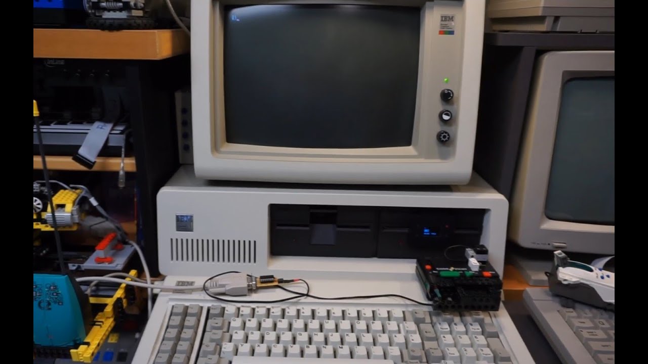 LEGO VLL Devices (CodePilot/MicroScout) controlled with QBASIC using an ...