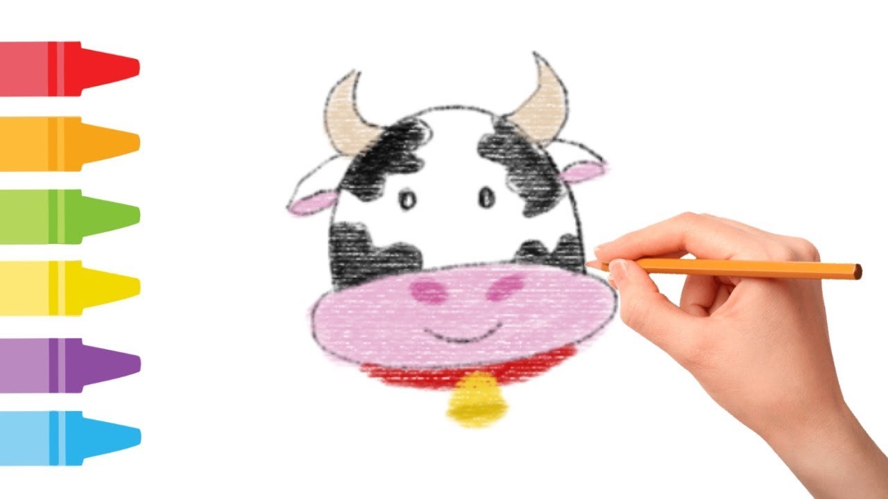 Kids drawing and coloring | farm animals | old MacDonald had a farm ...