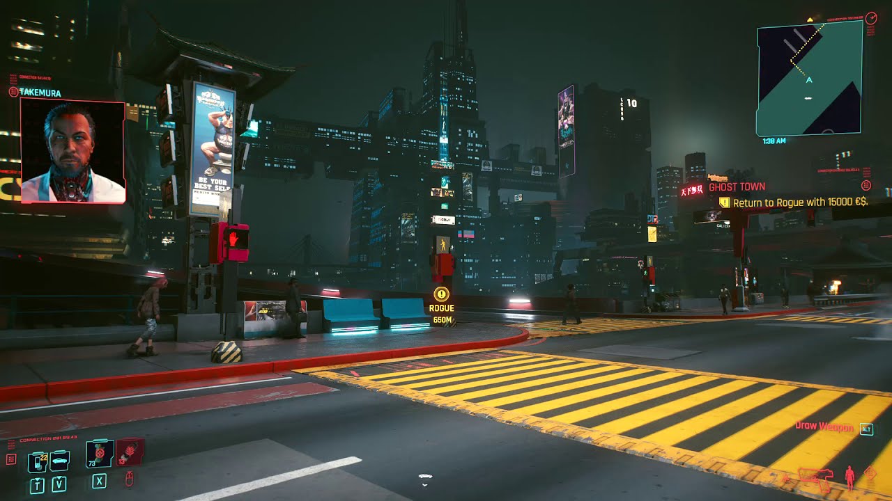 Cyperpunk 2077 Patch 1.1 Takemura calls when I open or load any game ...