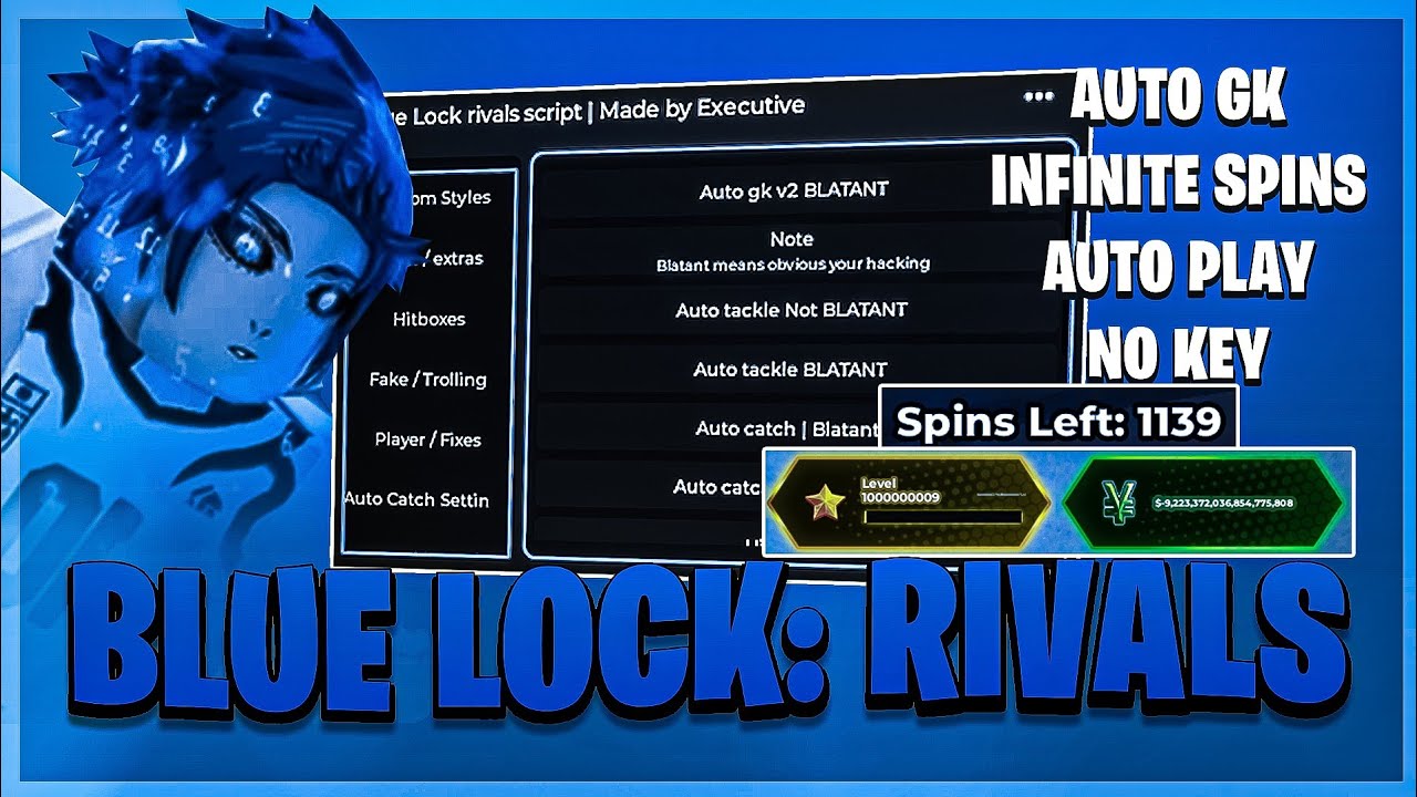 [UPD] Blue Lock Rivals Script | No Key, Infinite Spins, Auto GK, Auto ...