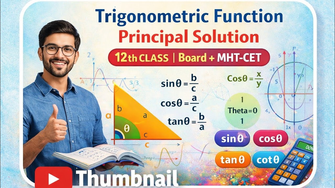Trigonometric Function – Principal Solution | 12th Class (Board + MHT ...