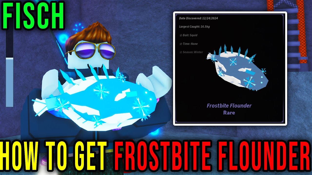 FROSTBITE FLOUNDER - HOW TO GET [FISCH] - Roblox - YouTube