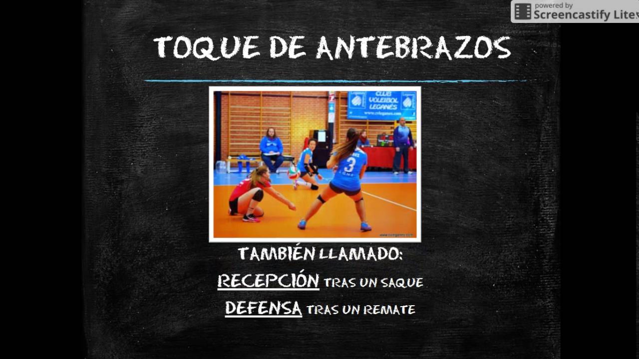 Gesto técnico del toque de dedos y el toque de antebrazos Voleibol ...