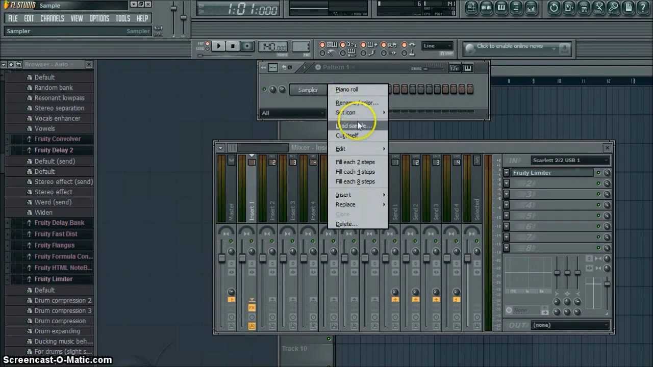 Basic Song Recording On Fl Studio's 10 - YouTube
