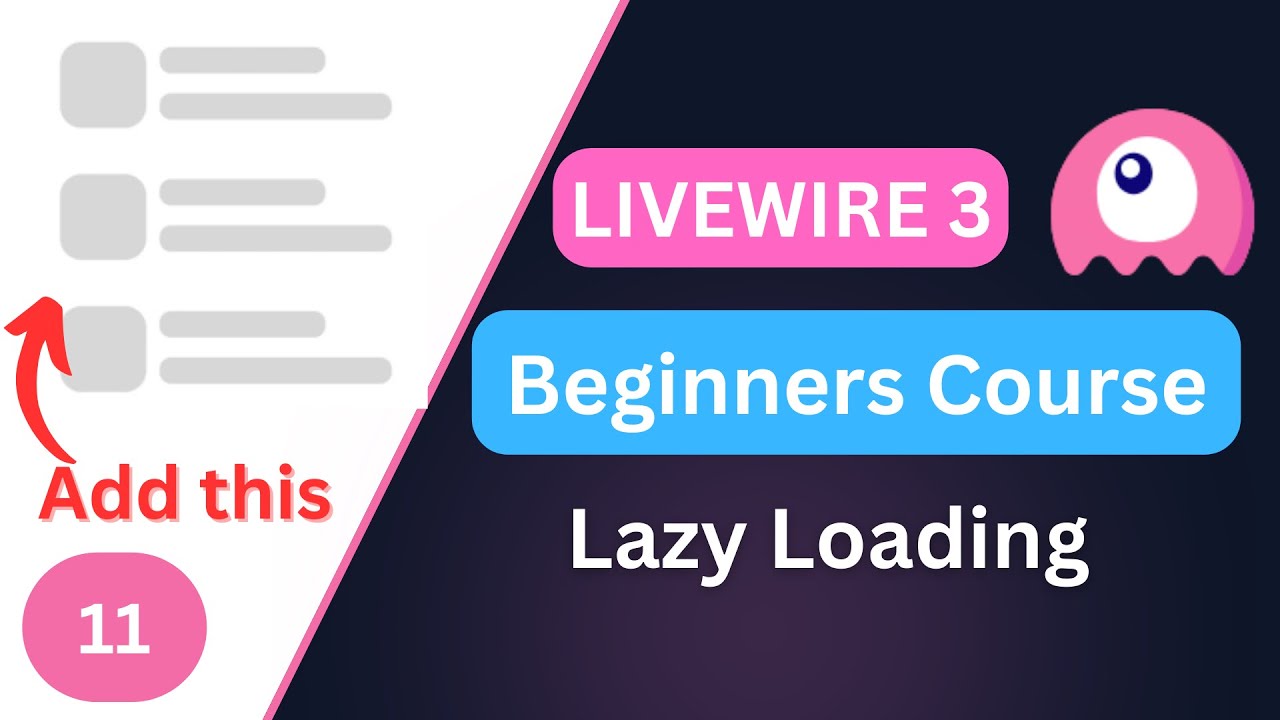 Lazy Loading Skeleton Loader Laravel Livewire 3 For Beginners Ep11 Youtube 0155