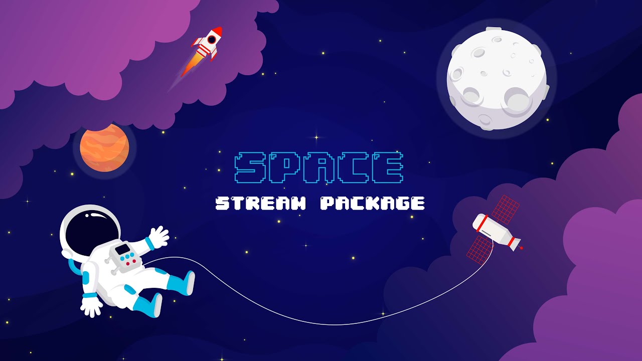 FREE TEMPLATE SPACE - Stream Package for Twitch, Mixer, Youtube and ...