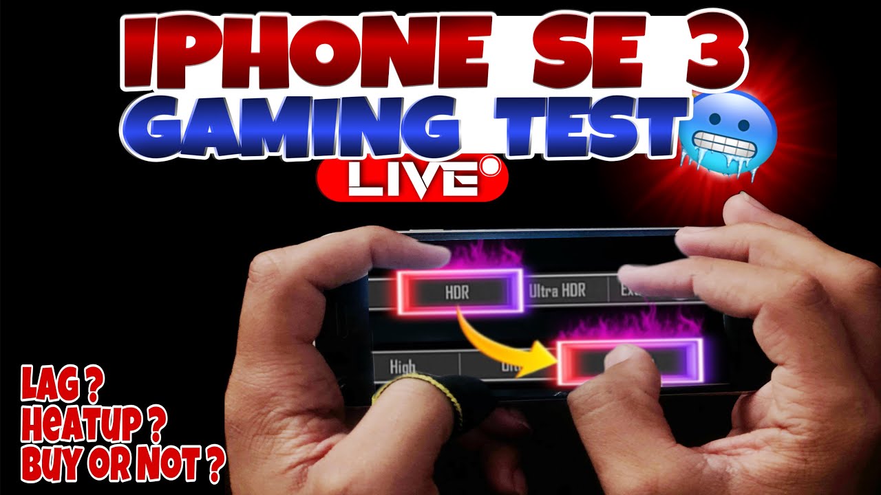 IPHONE SE GAMING TEST in PUBG/BGMI | IPHONE SE LAG OR NOT ? | Se 3 in ...