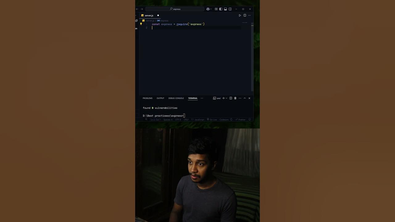 Let's build express js server #development #coding #javascript #express ...