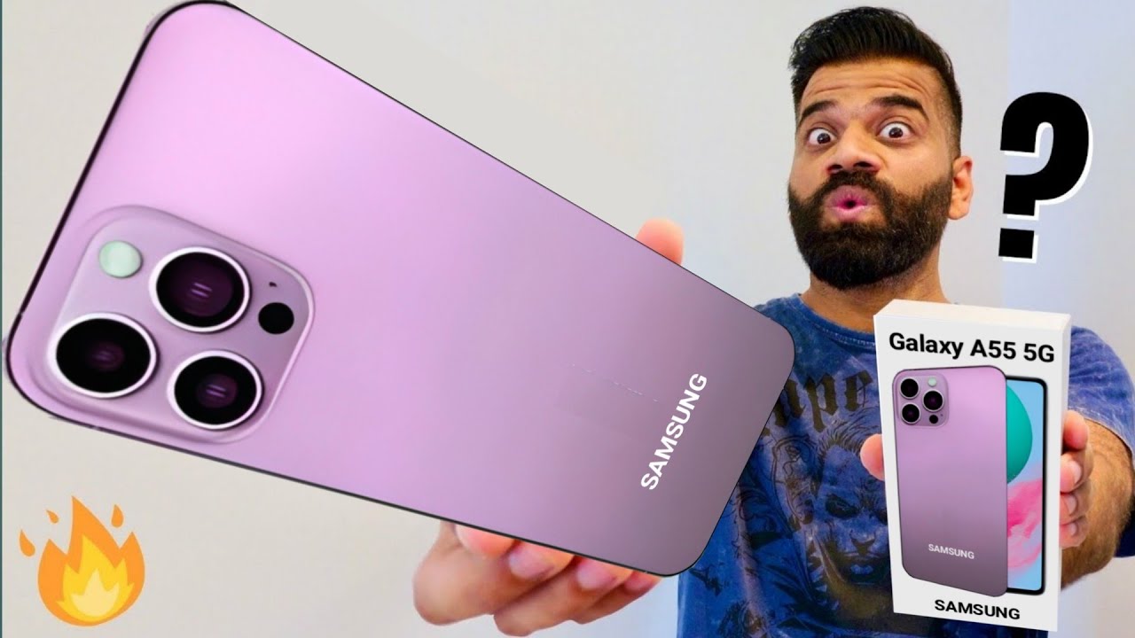 Samsung Galaxy A55 5G Unboxing, price & first impression - YouTube