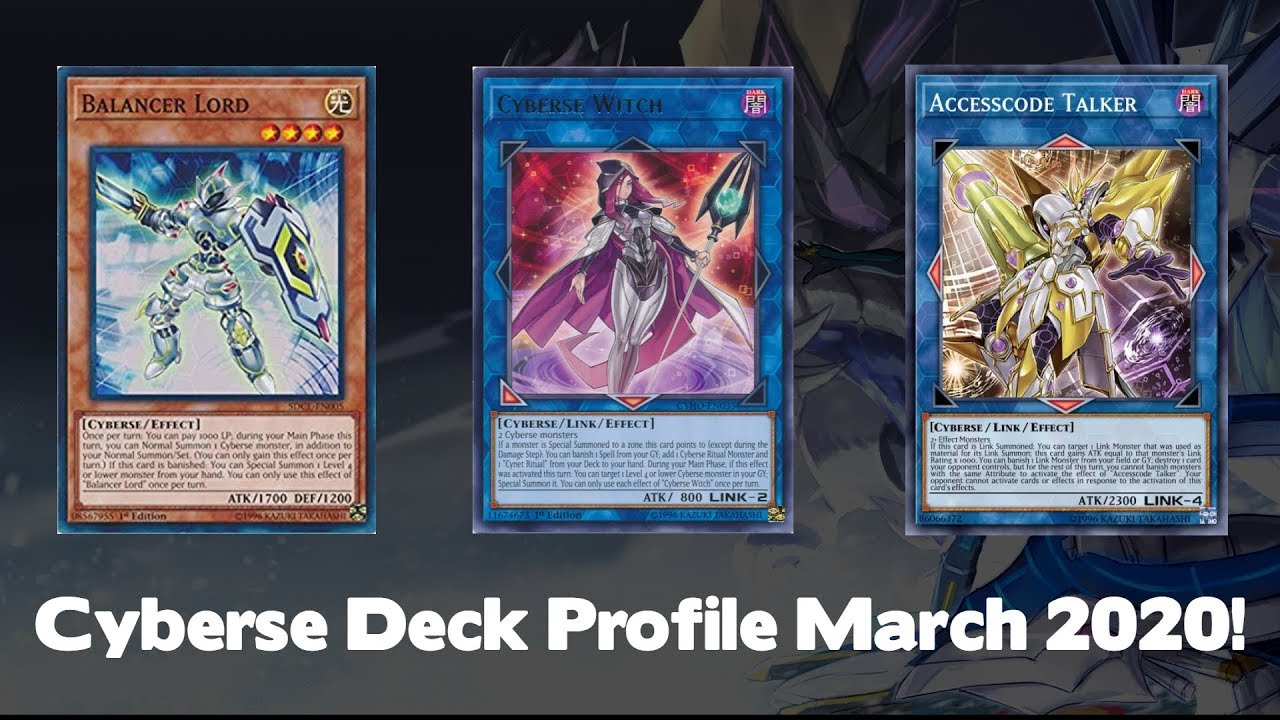 Yu-Gi-Oh! Cyberse Deck Profile March 2020! Post Eternity Code TCG ...