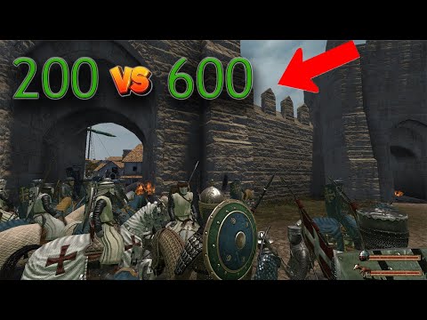 I captured the hardest to besiege fortress 'ROMA' (200vs600) - MB Warband