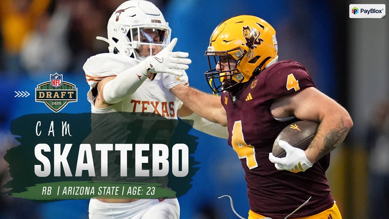 2025 NFL DRAFT HIGHLIGHTS: Cam Skattebo | RB | Arizona State - YouTube