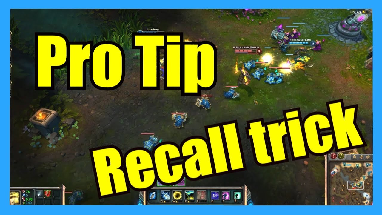 Pro Tip: Seeing through fog of war by using your recall animation ...
