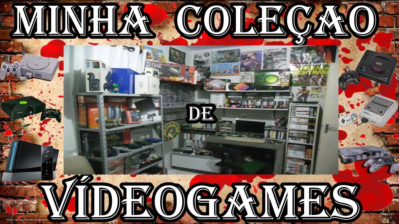 Minha Coleção De Videogames - Gameroom #coleccionismo - YouTube