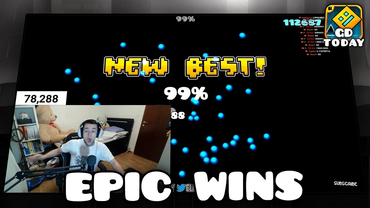 GD TODAY #11: EPIC WINS | Geometry Dash - YouTube