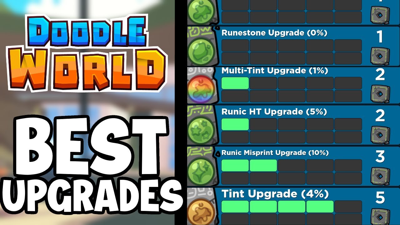 Which ones are the best to upgrade? How does this update work? | DOODLE ...