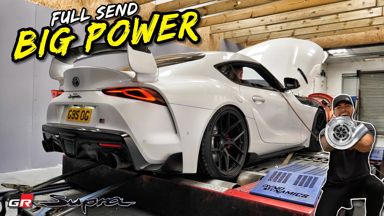 BIG SINGLE TURBO KIT TIME.. SENDING THE SUPRA SKYWARD.. - YouTube