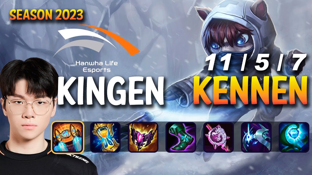 HLE Kingen KENNEN vs GNAR Top - KR Ranked - YouTube