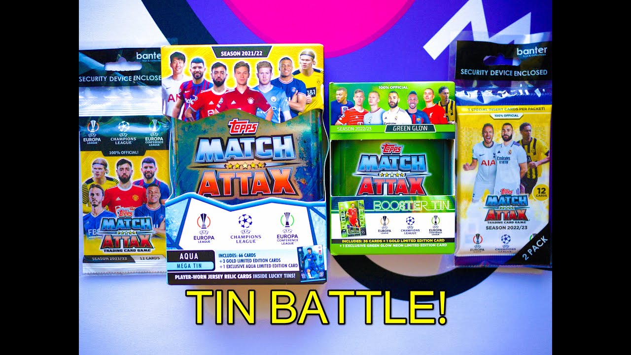 Match Attax TIN BATTLE! - 21/22 vs 22/23 AMAZING PULLS!!! - YouTube