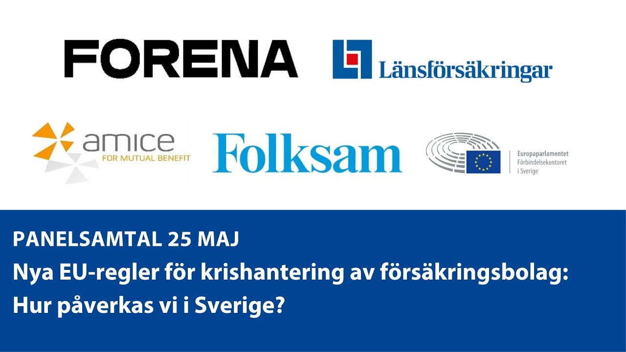 Nya EU-regler för krishantering av försäkringsbolag: Hur påverkas vi i ...